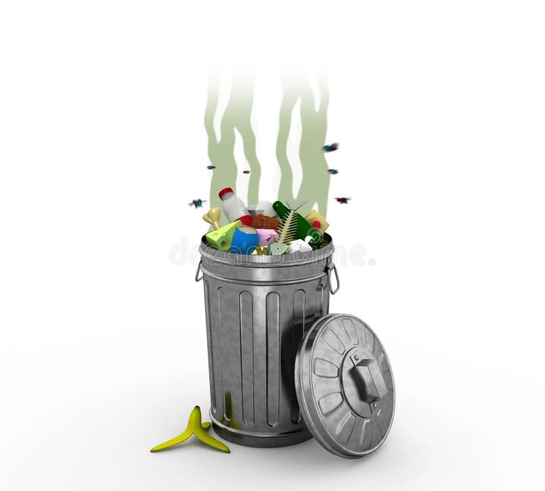Smelly Trash Can Stock Illustrations – 206 Smelly Trash Can Stock ...