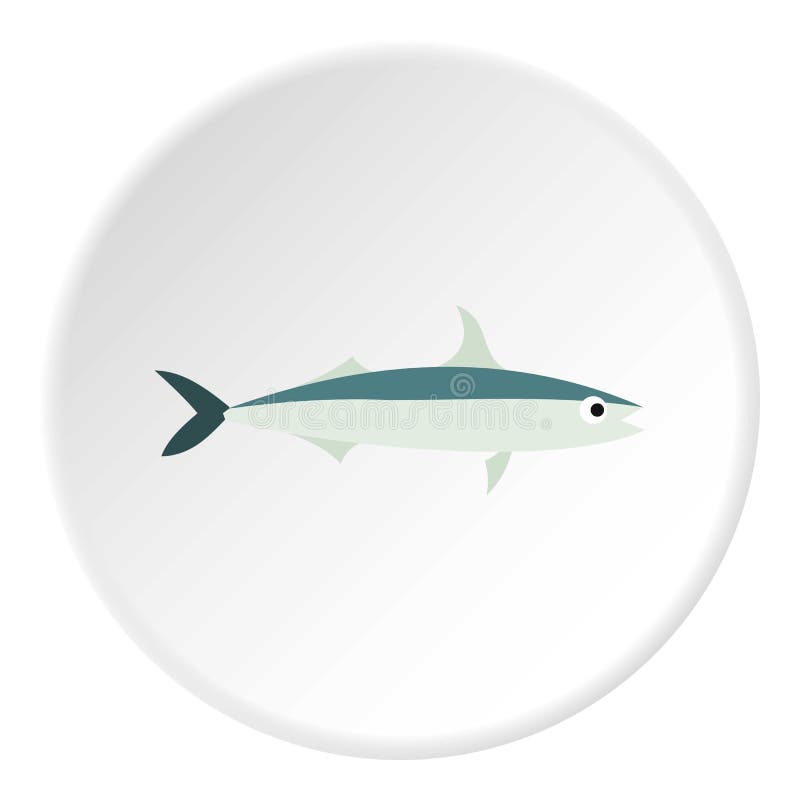 Smelt Fish Icon, Flat Style Stock Vector - Illustration of decorative ...
