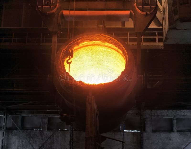 Smelting industry stock image. Image of labor, liquid - 18088995
