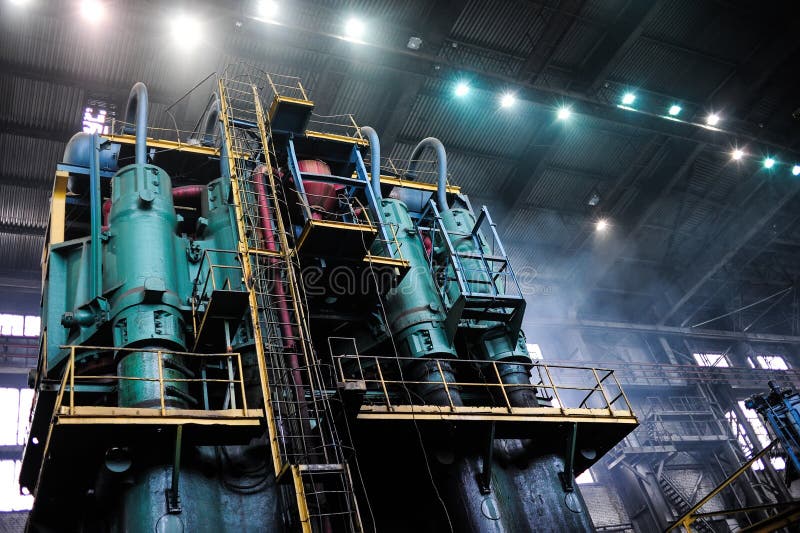 Smelting plant stock photo. Image of manufacture, ironworks - 35747368