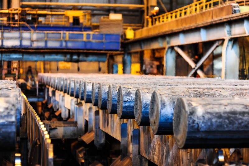 Smelting plant stock photo. Image of industrial, ferrous - 35747388