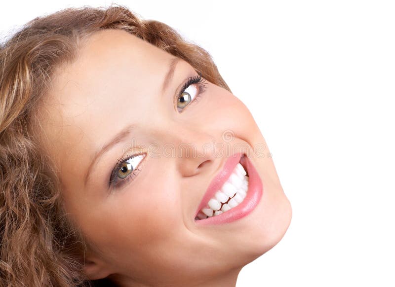 Woman with nice smile stock photo. Image of headshot, teeth - 7379830