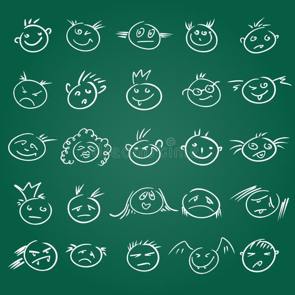 Chalk Drawing Smile Stock Illustrations – 3,246 Chalk Drawing Smile ...