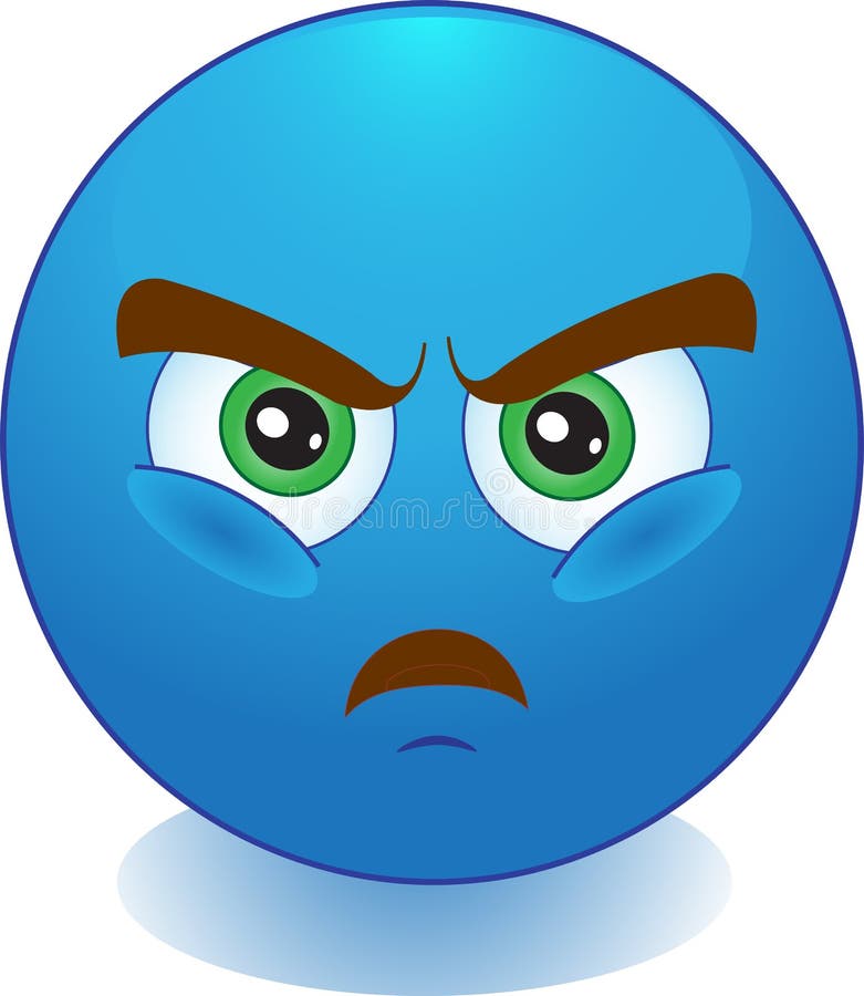 Smile. Anger. Resentment. Rage. Stock Illustration - Illustration of ...