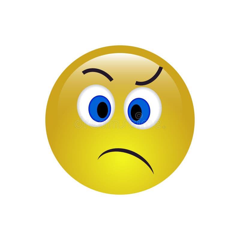 Angry icon set stock vector. Illustration of angry, expression - 120560452