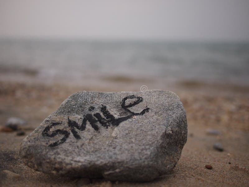 Smile by the Beach stock photo. Image of lifestyle, calm - 92107146