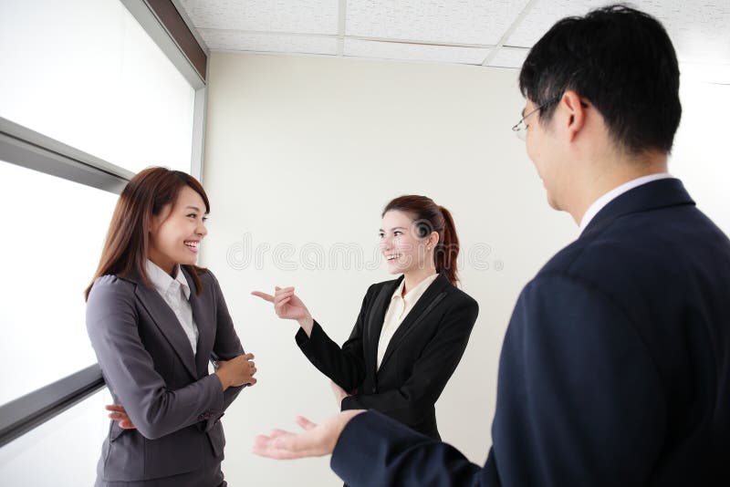 Smile business team stock image. Image of corporate, communication ...
