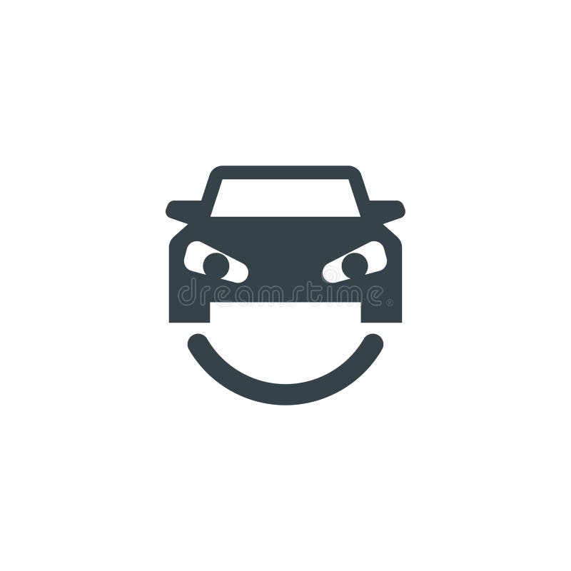 Smile Car Concept Logotype Template Stock Vector - Illustration of auto ...