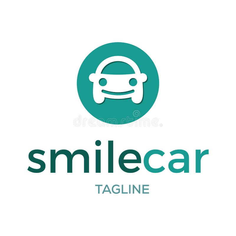 Smile Car Vector Logo Design Template Stock Vector - Illustration of ...