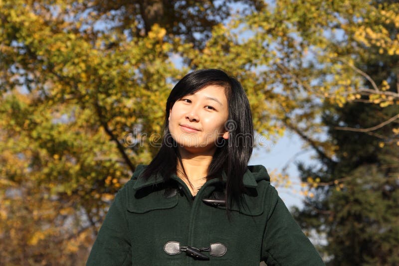 Smile of Chinese Young Woman Stock Photo - Image of happpiness, chinese ...