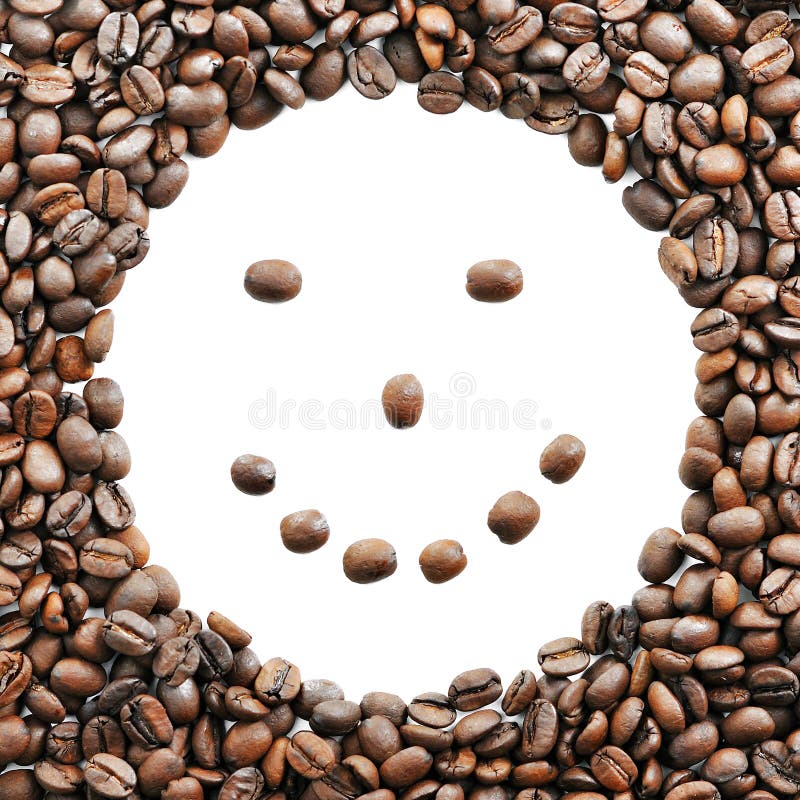 The smile of coffee stock image. Image of roast, cafe - 24465111