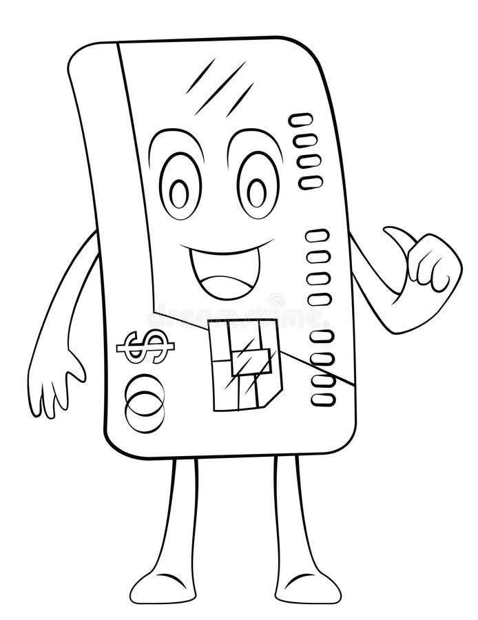 Smile Credit Card stock vector. Illustration of funny - 47880239