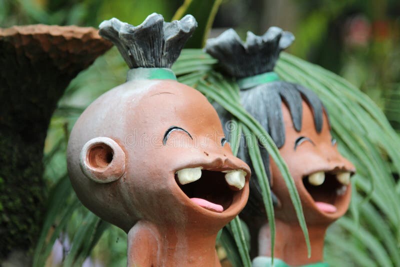 The smile dolls stock image. Image of girl, plant, handmade - 92536681