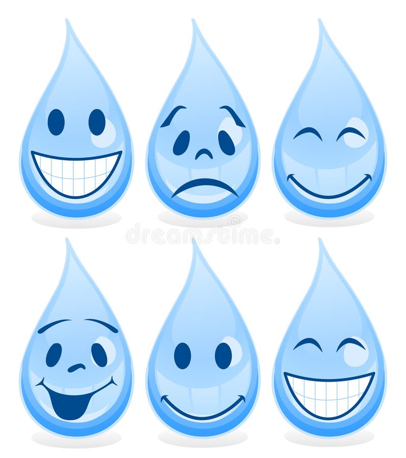 Smile a drop stock vector. Illustration of nature, design - 19505442