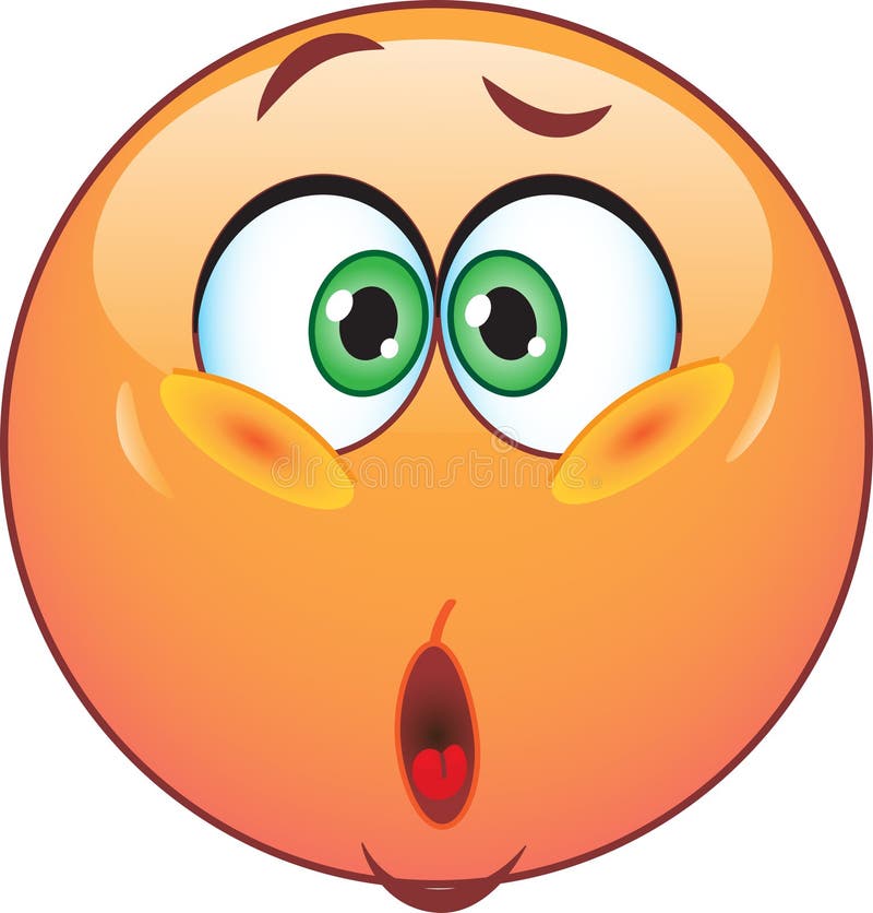 Smile embarrassed. stock illustration. Illustration of character - 30460802