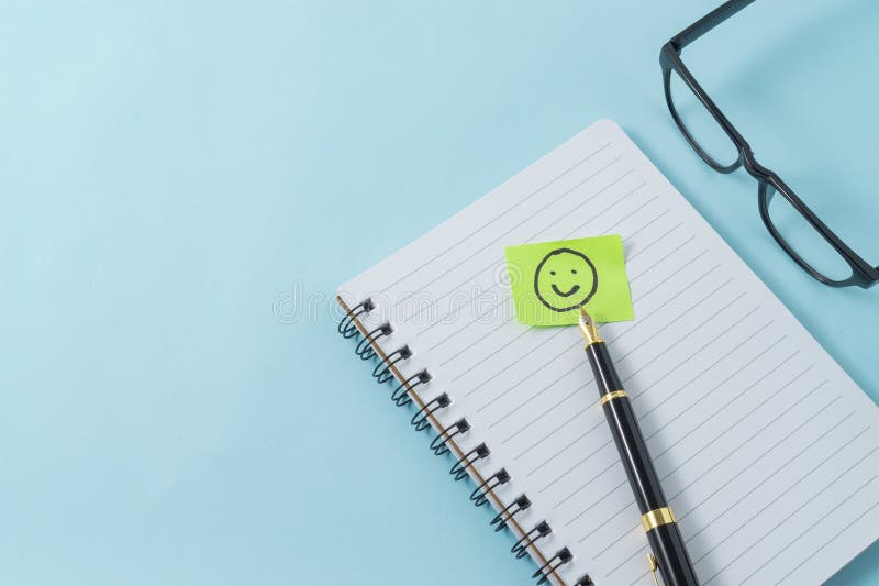 Smile emoji on sticky note stock photo. Image of communication - 349166224