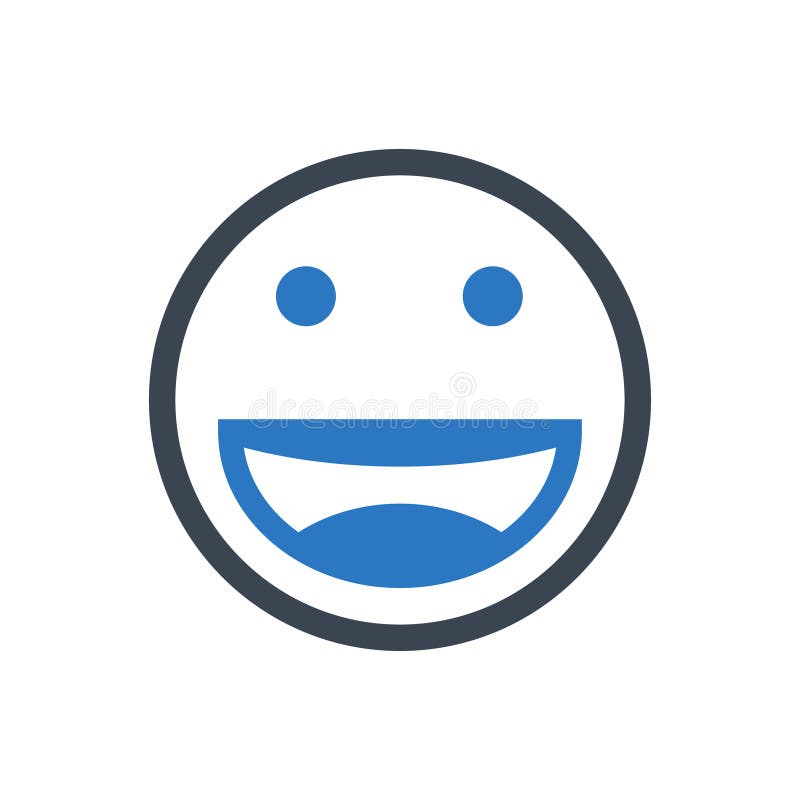 Smile face icon stock vector. Illustration of happy - 129166339