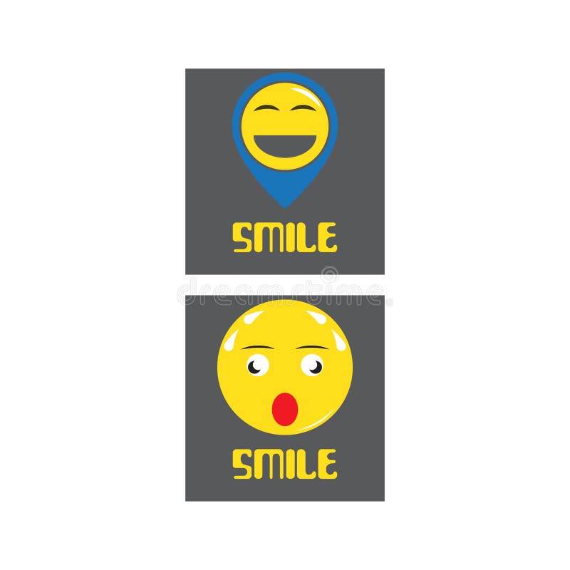 Smile Emotion Icon Vector Illustration Design Template Stock Vector ...