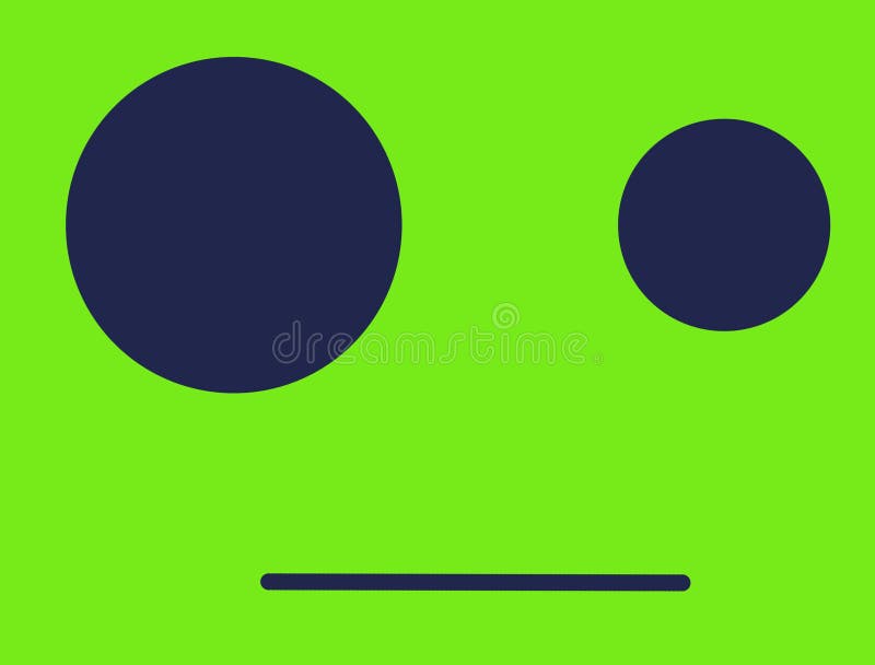 Smile face 2D illustration stock illustration. Illustration of font ...