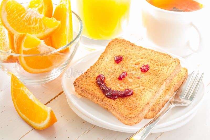 Smile Toast stock photo. Image of bread, culinary, snack - 39350116