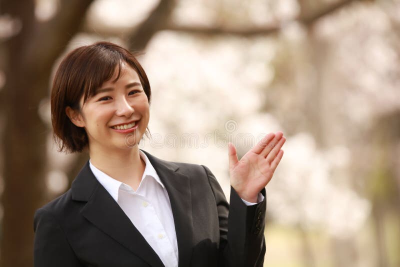 Smile female employee stock photo. Image of suit, bright - 241325958