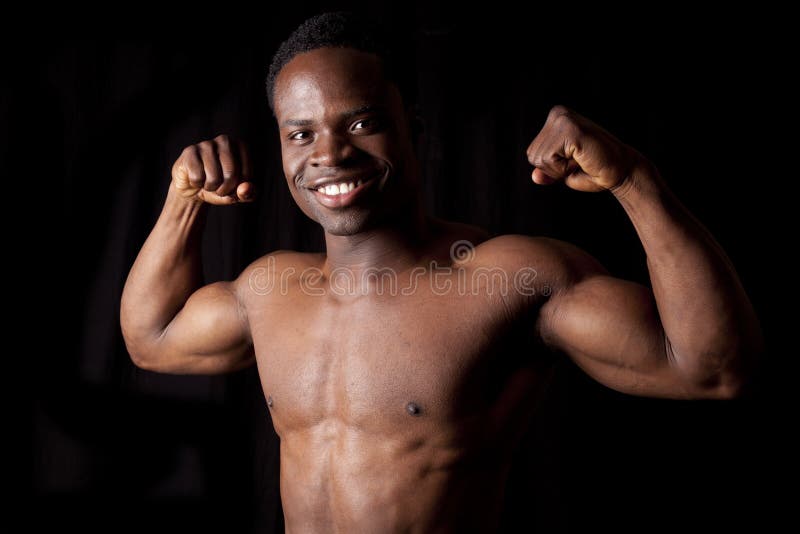 Smile flex muscles stock photo. Image of person, indoor - 24078762