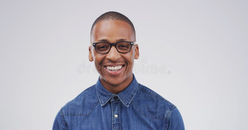 Black Man Glasses Tech Support Stock Photos - Free & Royalty-Free Stock ...