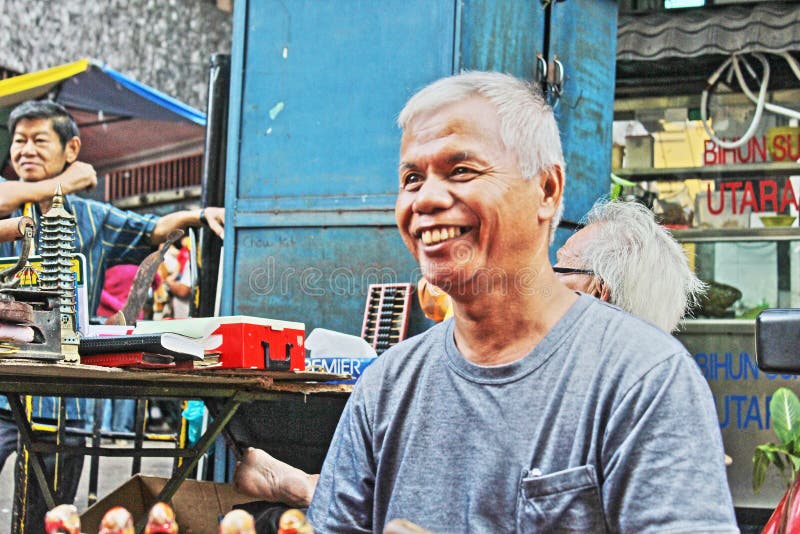 Smile editorial stock photo. Image of moment, hawker - 108823043