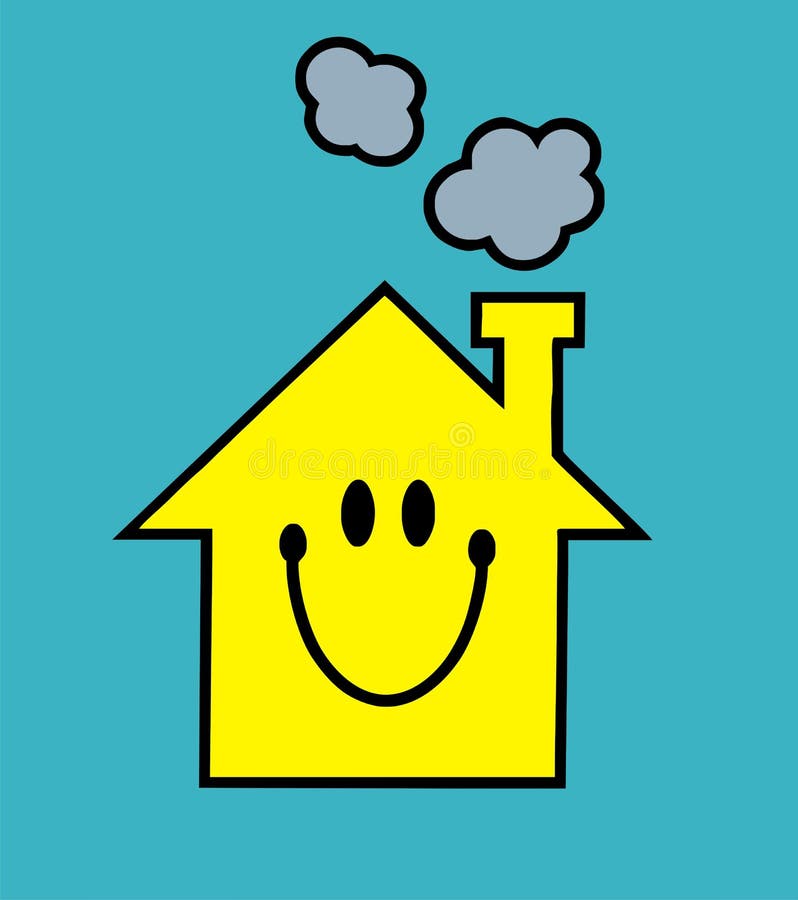 Smile House Real Estate Logo Designs Template Stock Vector ...