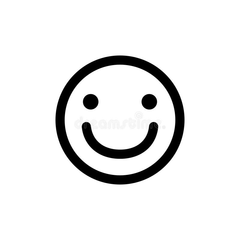 Smile Icon . Smile Emoticon Icon. Feedback Stock Vector - Illustration ...