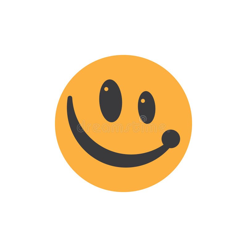 Smile Icon Emoticon Symbol Template Stock Illustration - Illustration ...