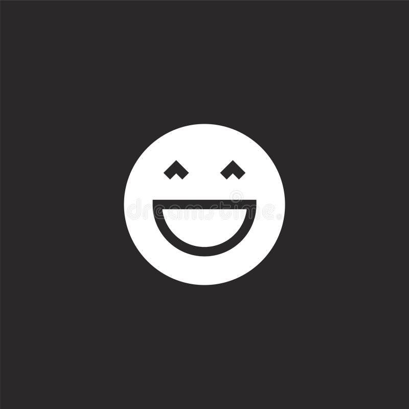 Smile Icon. Filled Smile Icon for Website Design and Mobile, App ...