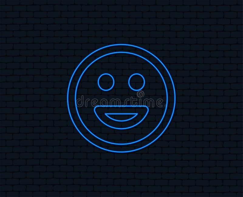 Smile Icon. Happy Face Symbol. Stock Vector - Illustration of circle ...