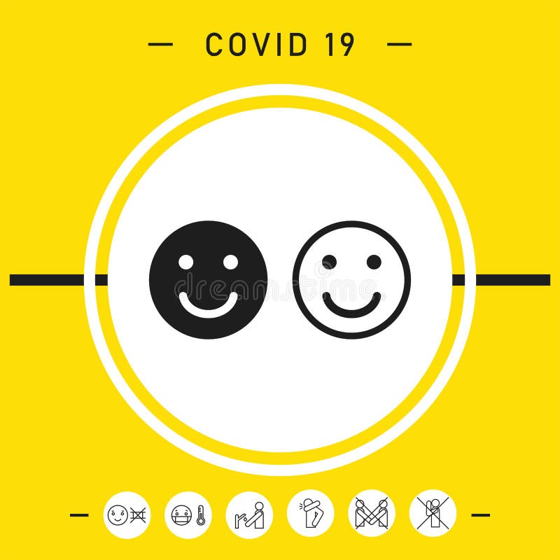 Smile Icon. Happy Face Symbol for Your Web Site Design Stock Vector ...