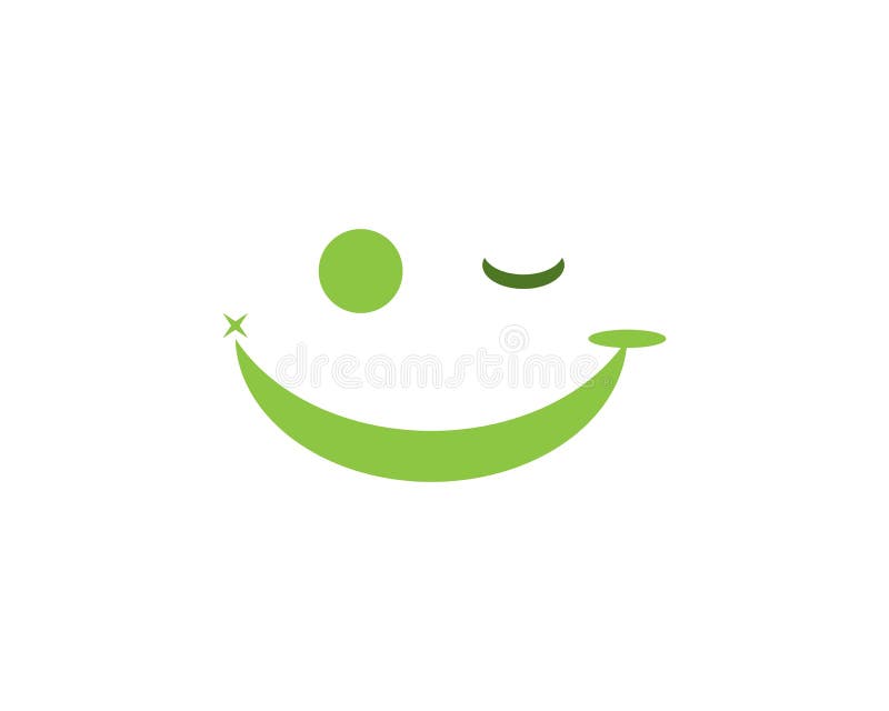 Smile Icon Logo Vector Template Stock Vector - Illustration of logotype ...