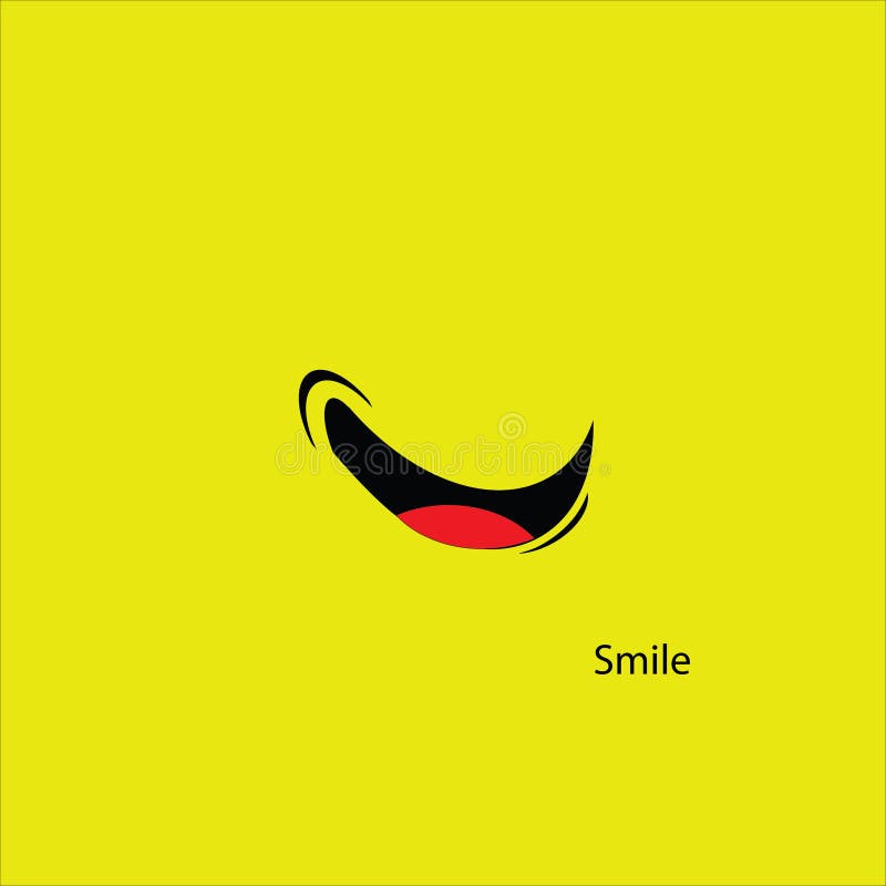 Smile Icon Logo Vector Template Design - Vector Stock Vector ...