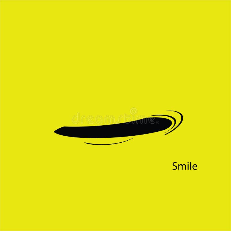 Smile Icon Logo Vector Template Design - Vector Stock Illustration ...