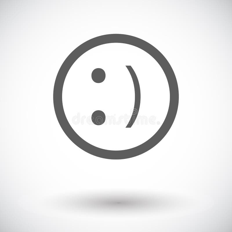 Smile icon. stock vector. Illustration of emoticon, element - 92433132