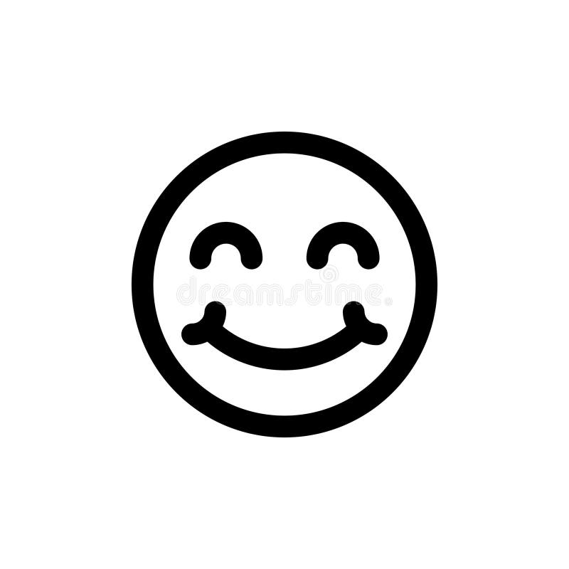 Smile Icon . Smile Emoticon Icon. Feedback Stock Vector - Illustration ...