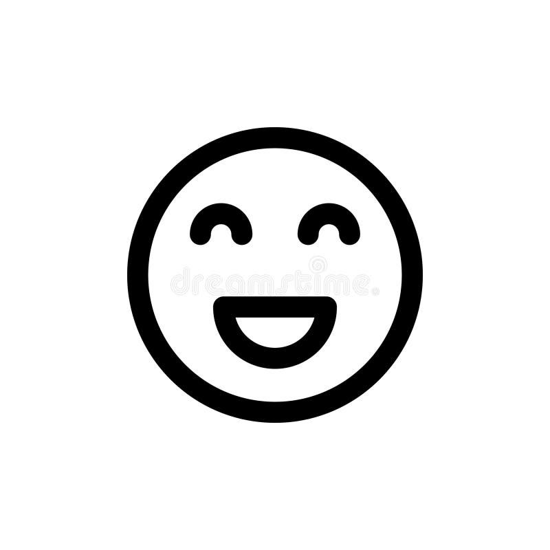 Smile Icon . Smile Emoticon Icon. Feedback Stock Vector - Illustration ...