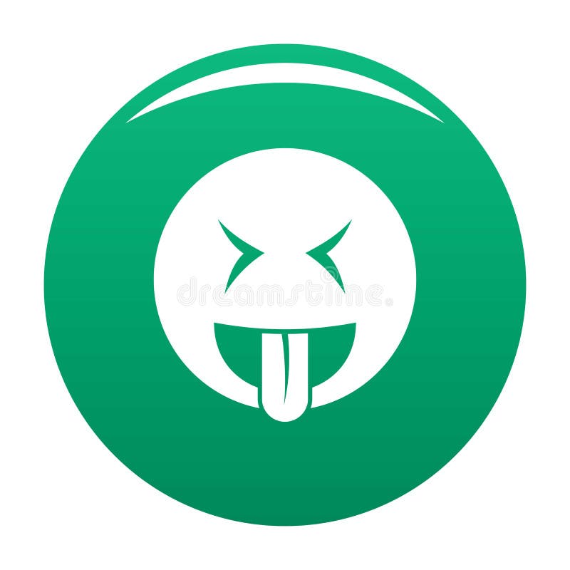 Smile icon vector green stock vector. Illustration of abstract - 127716142