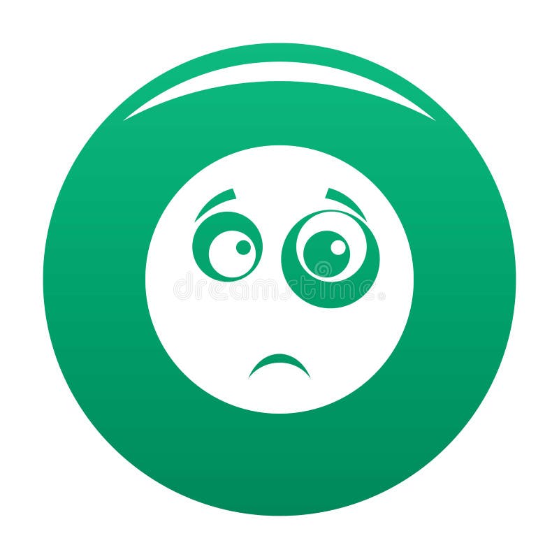 Smile icon vector green stock vector. Illustration of button - 127841644