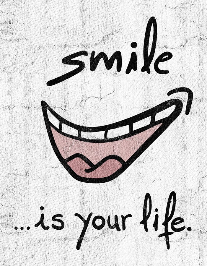 Smile illustration stock illustration. Illustration of smiling - 115970892
