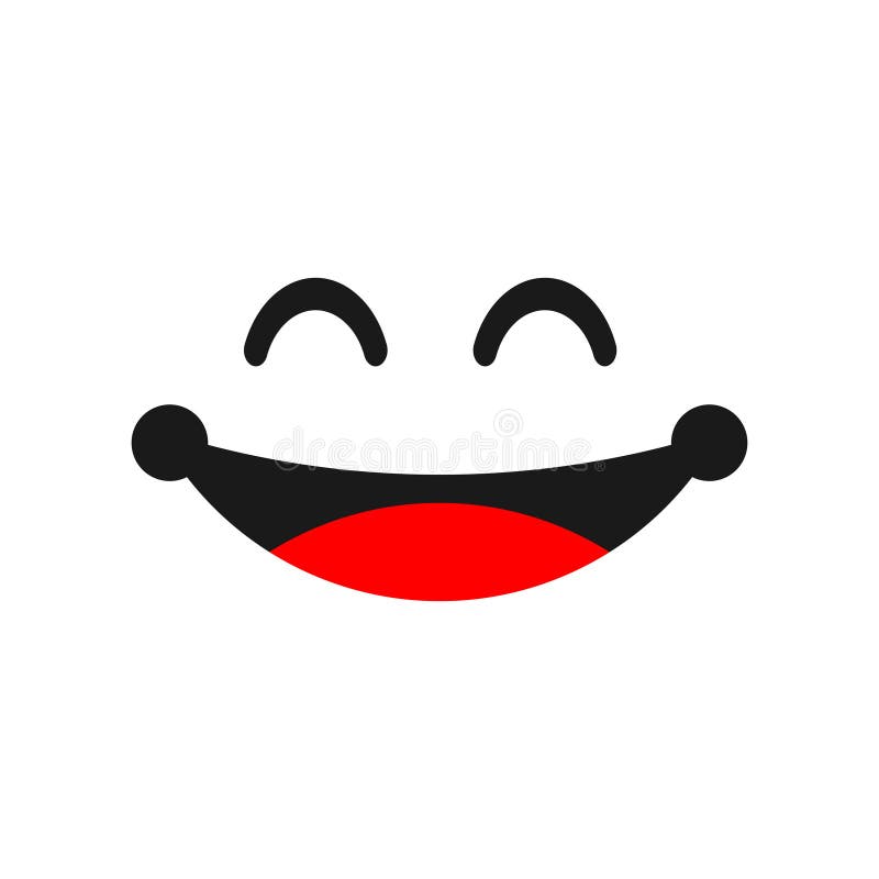 Smile Line Art Element Vector Design Stock Vector - Illustration of ...