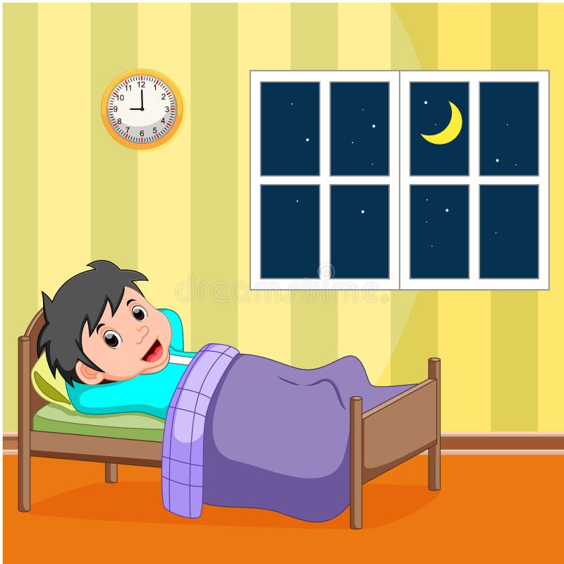 Cartoon Boy Sleeping Stock Illustrations – 6,867 Cartoon Boy Sleeping ...