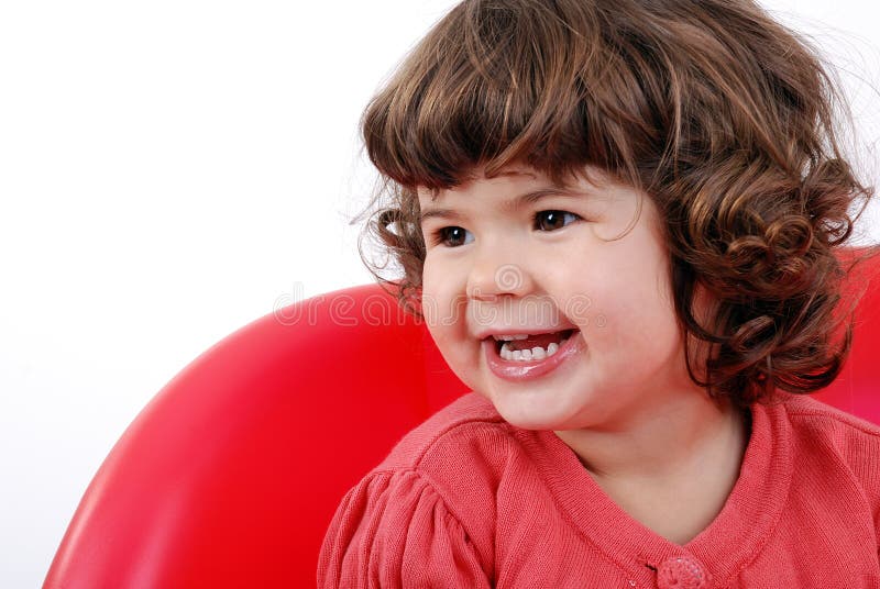 Disarming smile stock image. Image of girls, studio, little - 5827741