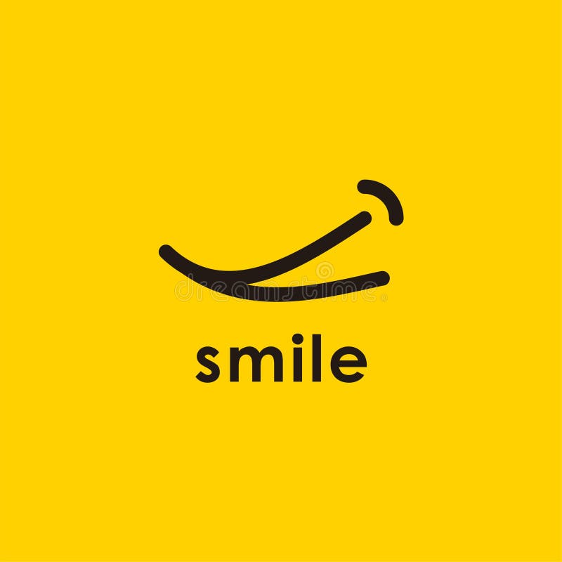 Smile Logo for Banner Design and Elegant Template Stock Vector ...