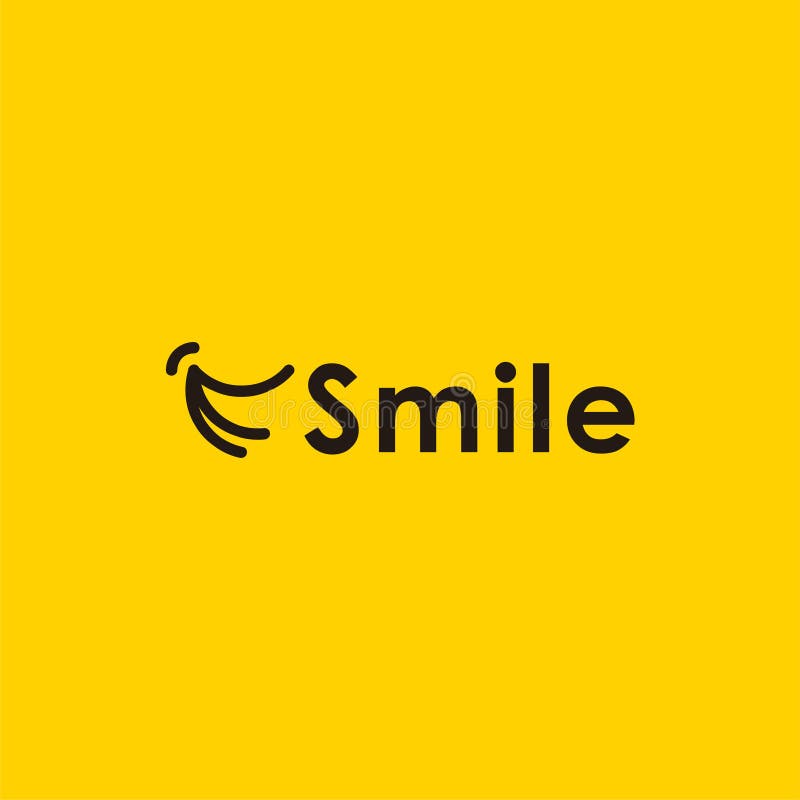 Smile Logo for Banner Design and Elegant Template Stock Vector ...