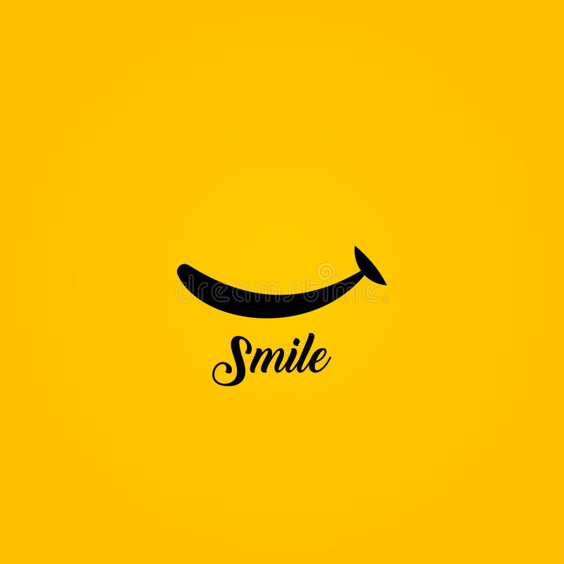 Smile Logo for Banner Design and Elegant Template Stock Vector ...