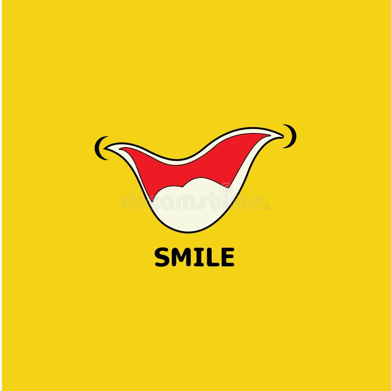 Smile Logo and Symbol Vector Stock Vector - Illustration of head, cute ...